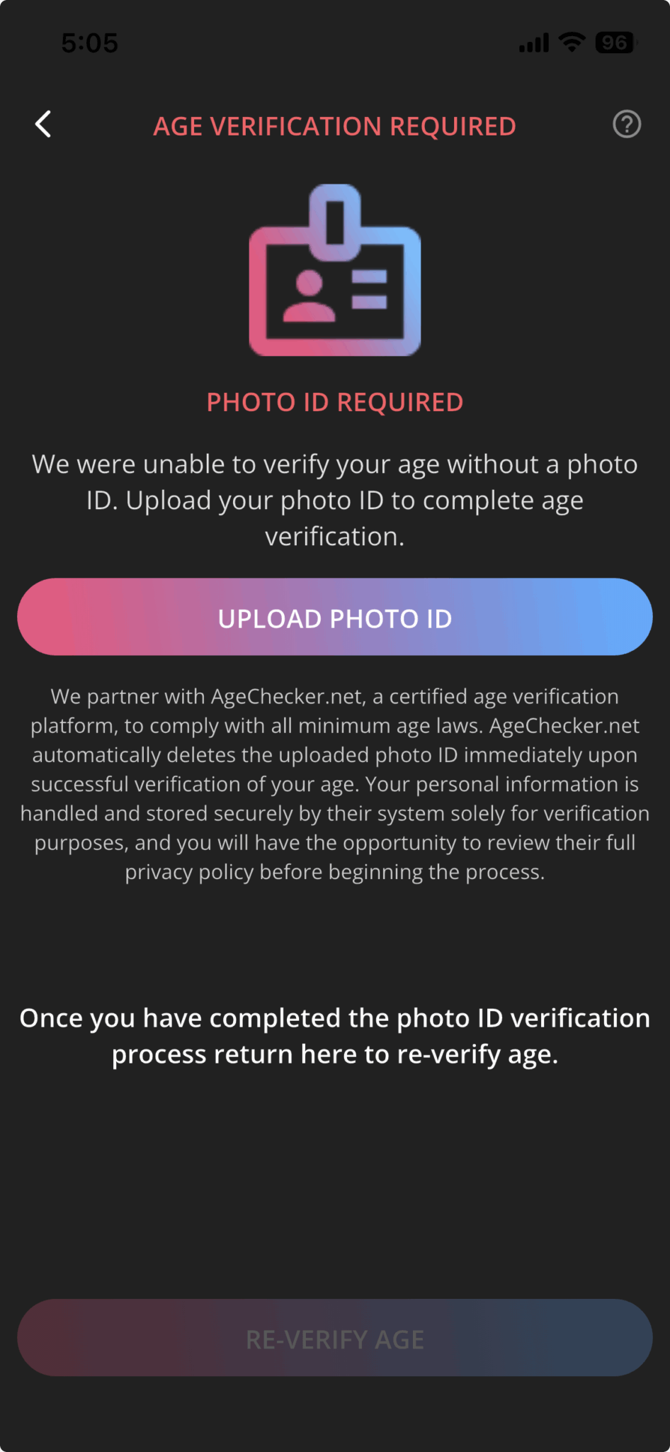 Age Verification